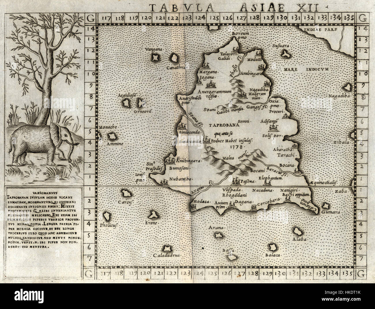 The *Ruscelli map* from 1562 depicts the Tamil Vanni country in South ...