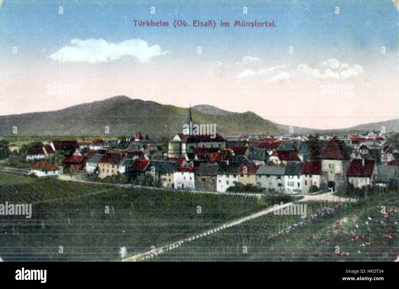 Tuerkheim im Elsass 1900 Stock Photo - Alamy