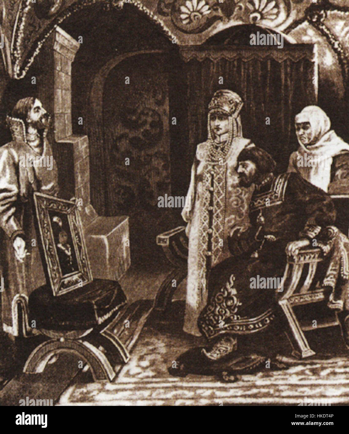 Viktor Muyzhel’s portrait of Ivan III and Sophia Palaiologina captures ...