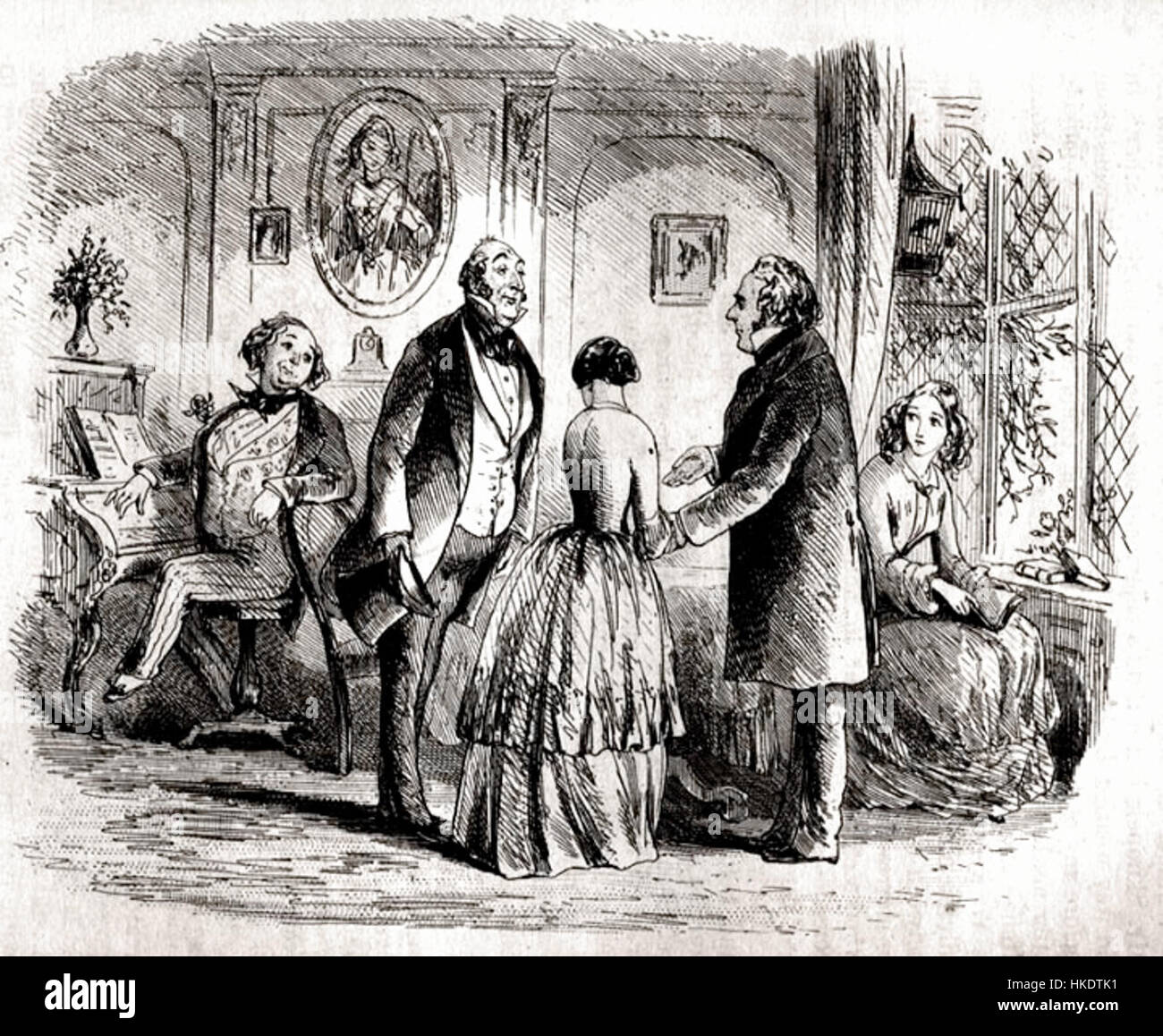 The portrait of Sir Leicester Dedlock, a character from Charles Dickens ...