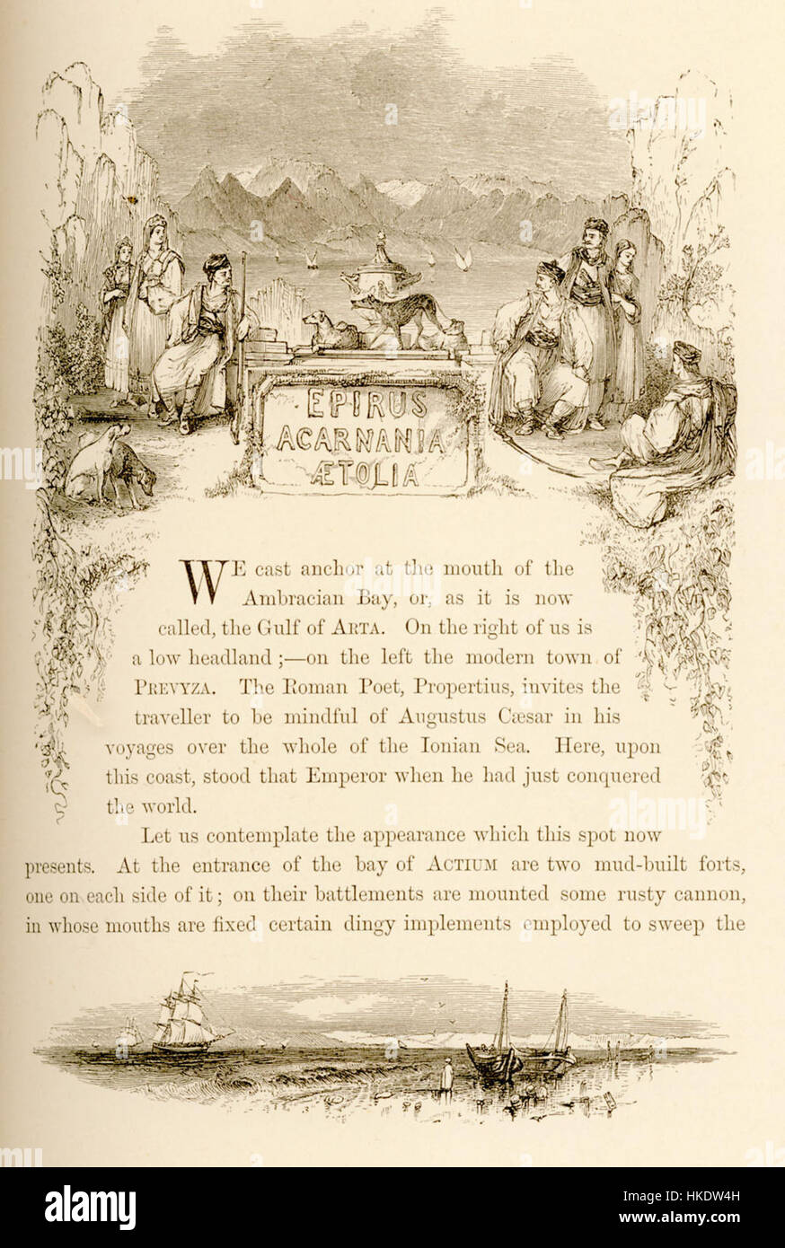 This 1882 vignette by Christopher Wordsworth portrays the coast of ...