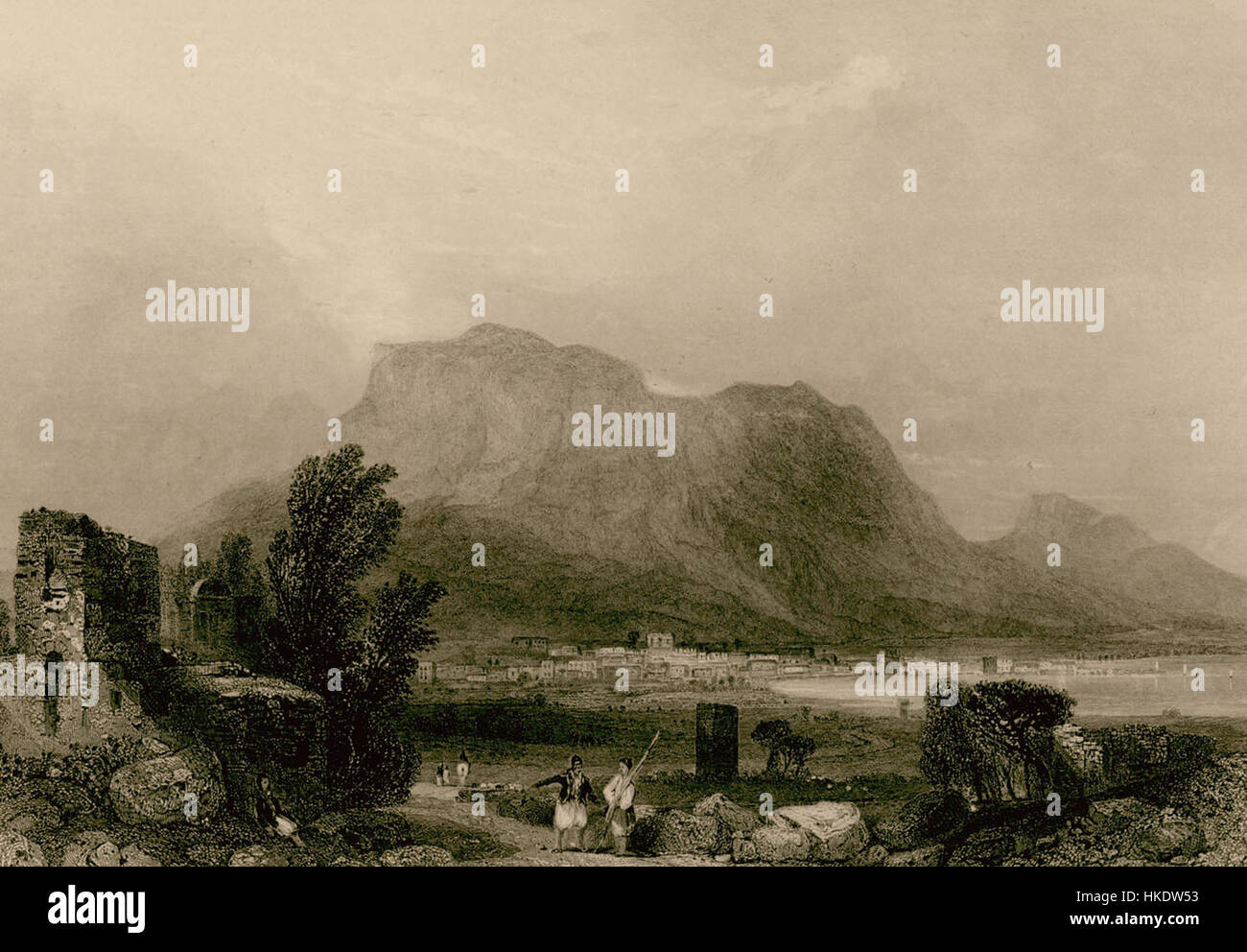 Christopher Wordsworth’s 'The City of Corinth' (1882) is an oil ...