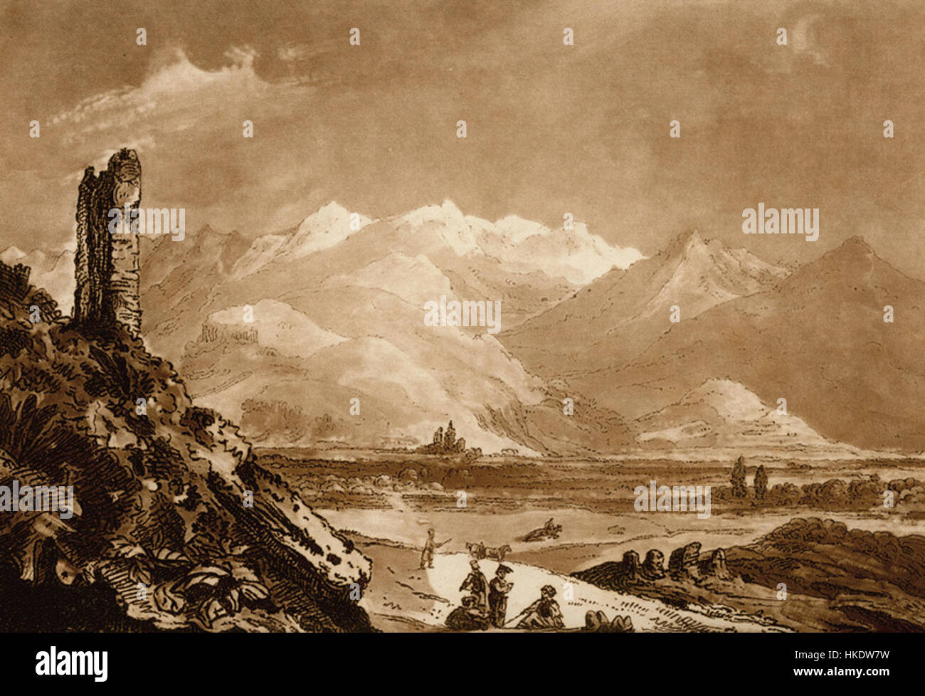 This artwork by William Haygarth, created in 1727, portrays the ancient ...