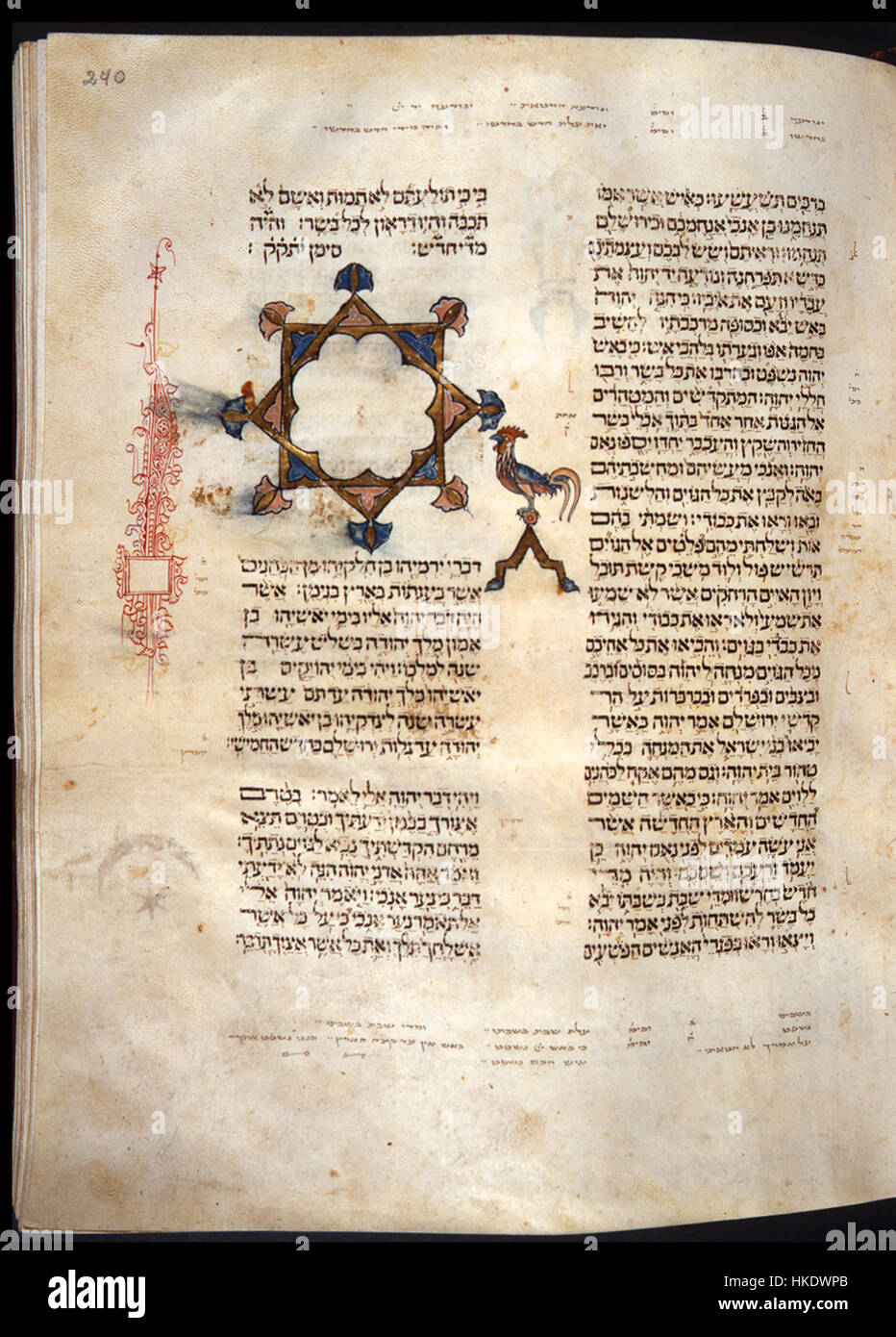 Fl 240 Biblia de Cervera, Jeremias Stock Photo - Alamy