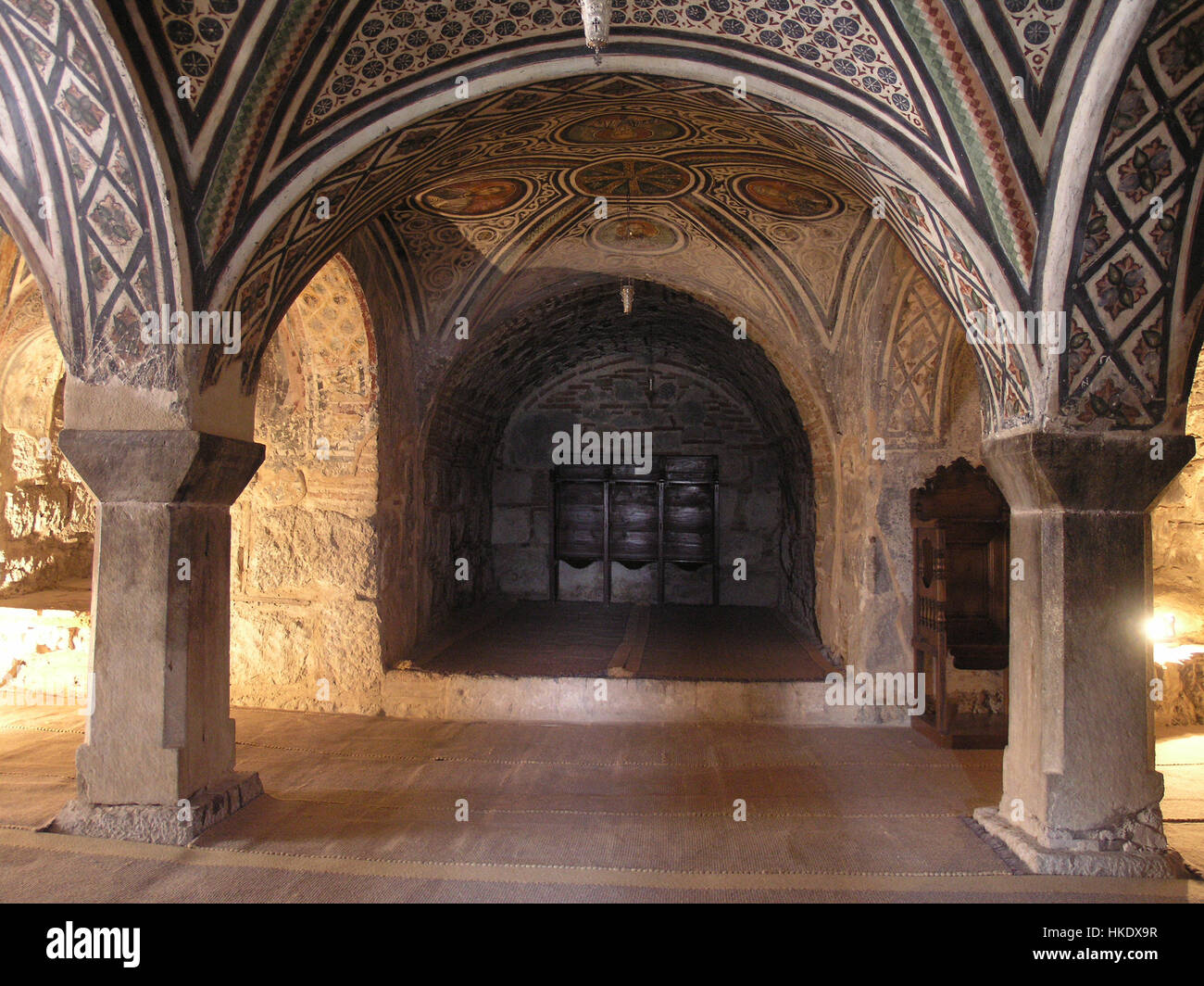 Crypt orthodox monastery Hosios Lukas UNESCO world heritage Greece ...