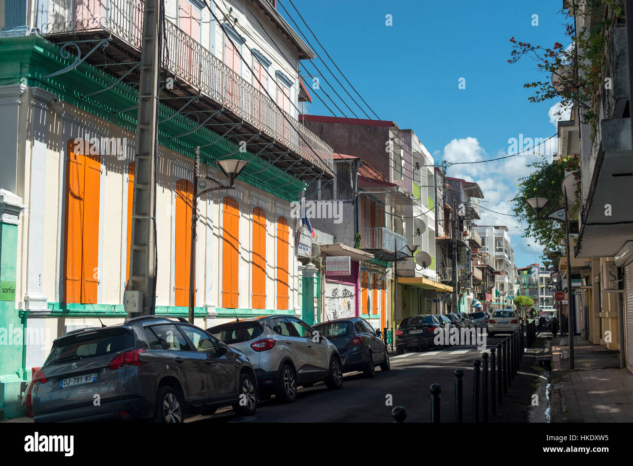 Guadeloupe creole architecture hi-res stock photography and images - Alamy