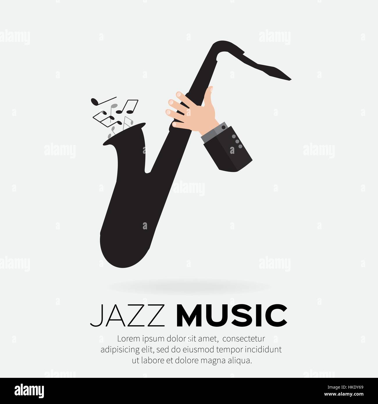 Male sax player Stock Vector Images - Alamy
