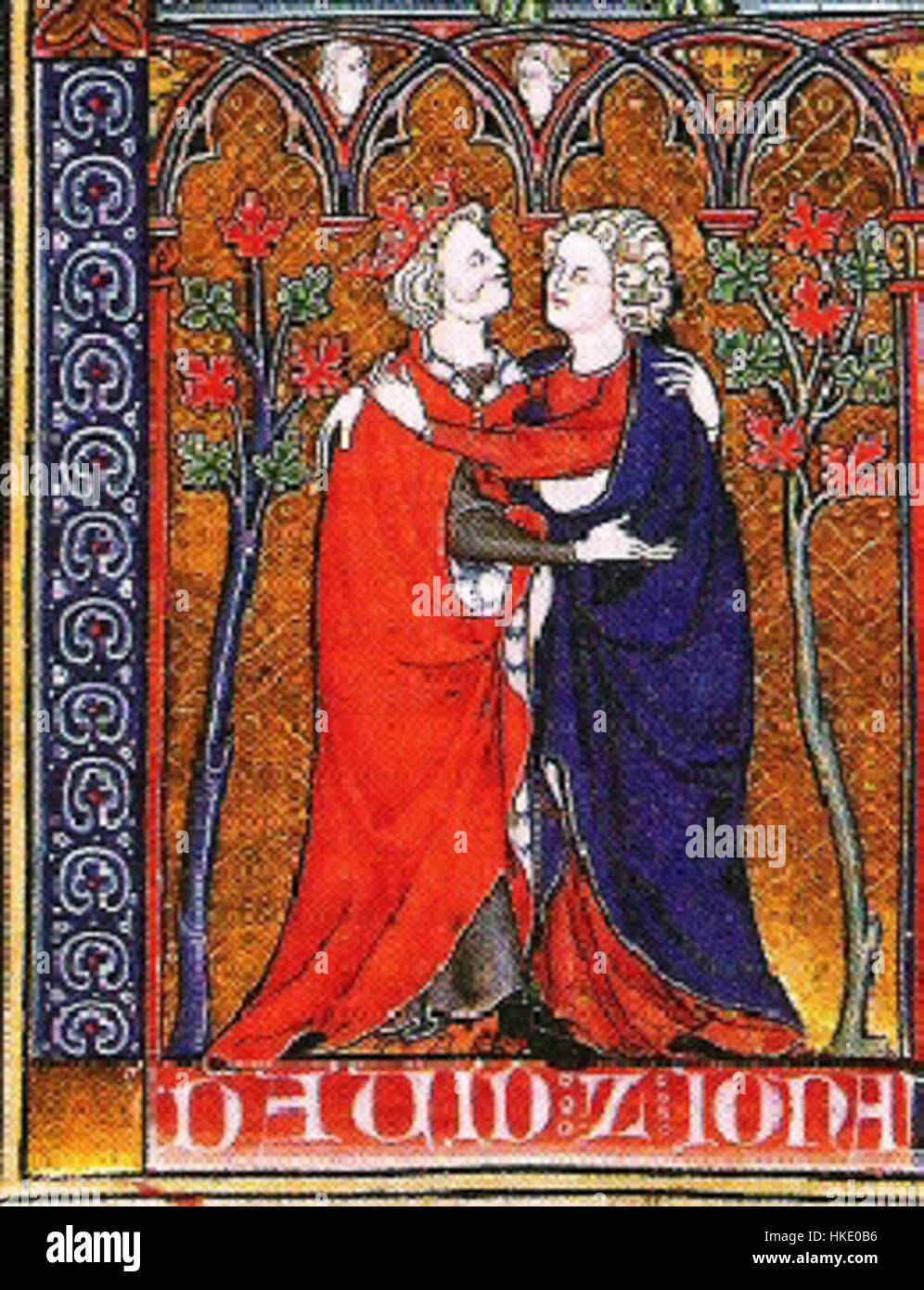 The painting ‘David and Jonathan’ illustrates the biblical story of ...