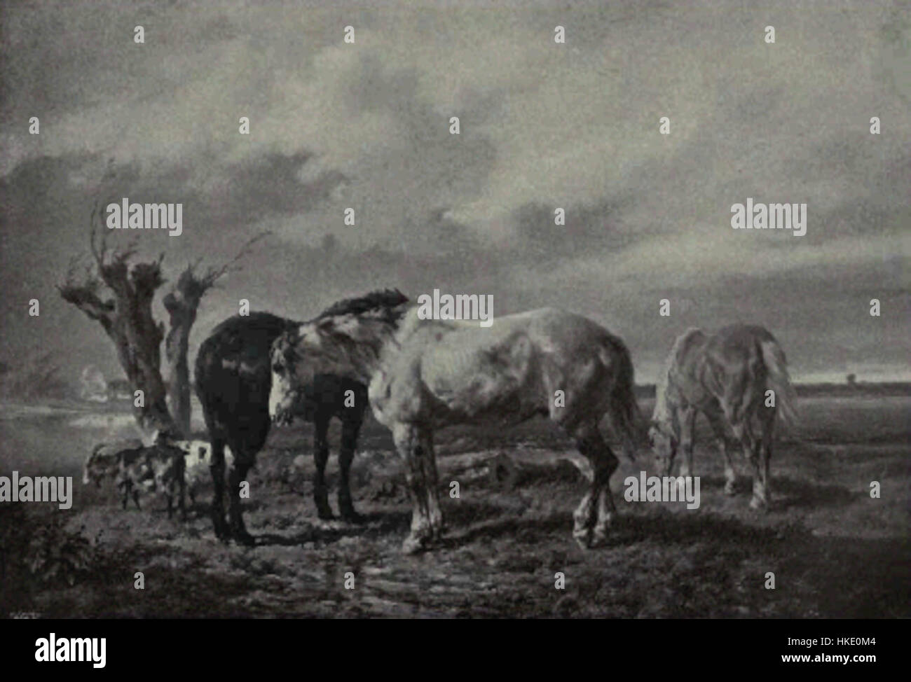 'Stormy Weather' by Dutch artist Verschuur captures a dramatic scene of ...