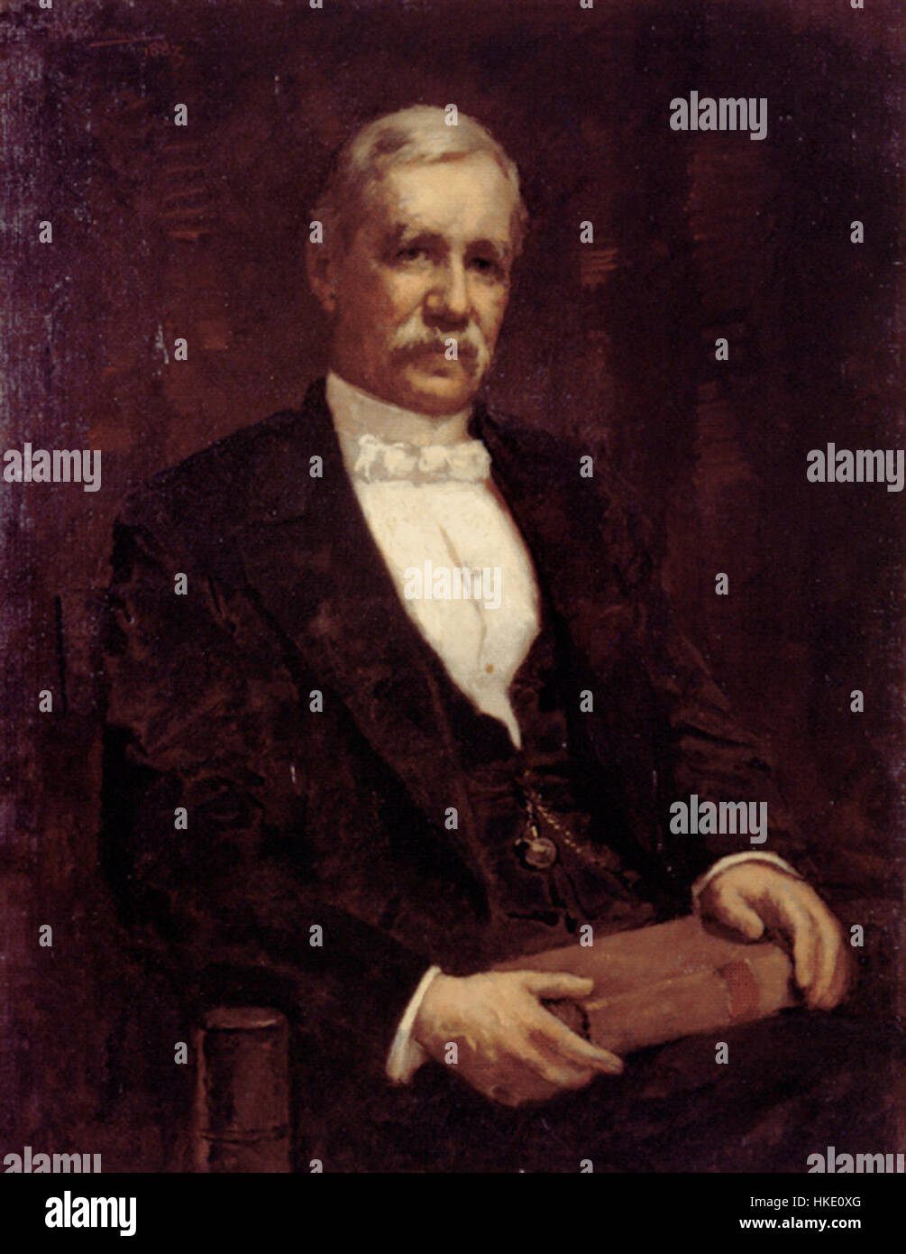 This mid-19th-century portrait by Edwin T. Billings depicts Dr. Charles ...