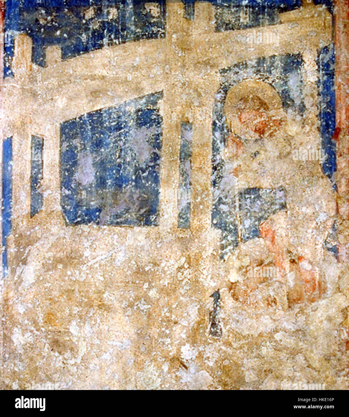 *Christus in der Kelter*, painted at Emmauskloster in Prague, depicts ...