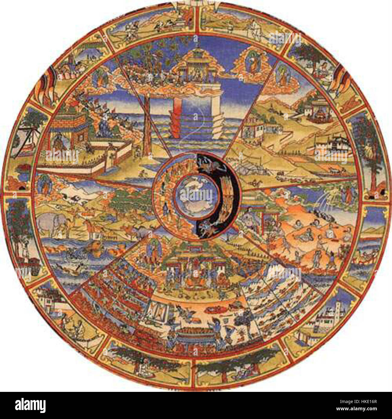 Samsara is a representation of the continuous cycle of life, death, and ...