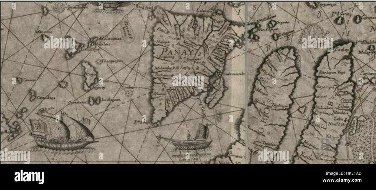 This 1734 map of Panay, an island in the Philippines, provides a ...