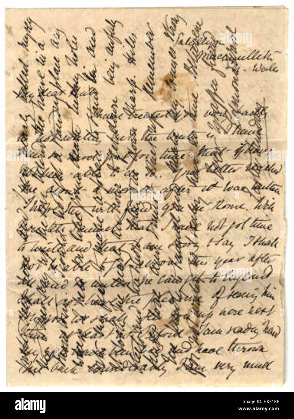 This artwork titled *Crossed Letter* explores the themes of ...