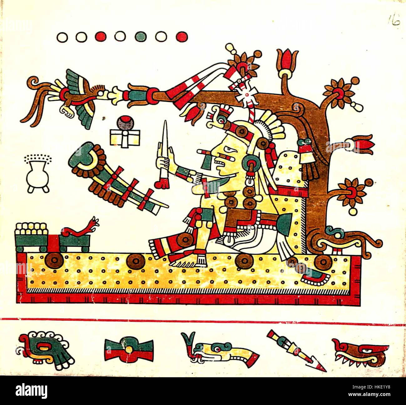 Codex Laud (folio 16 Stock Photo - Alamy