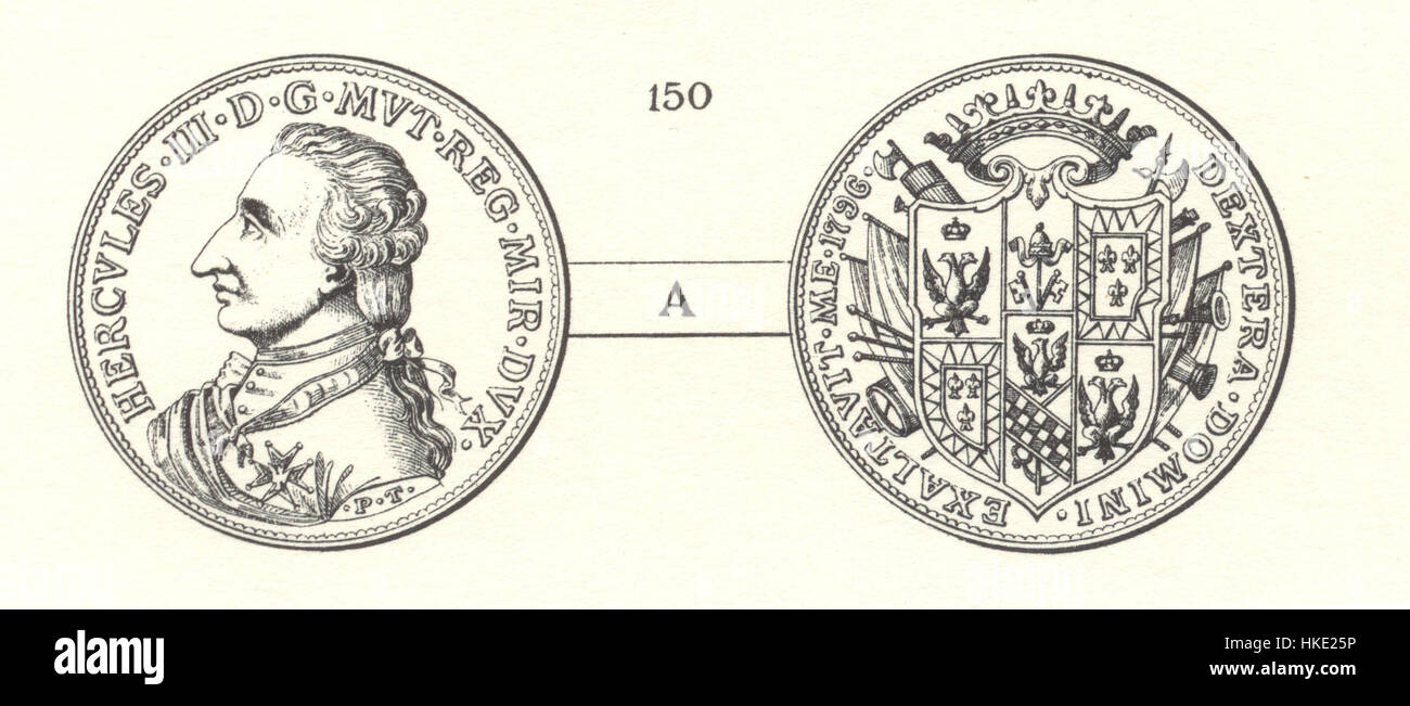 The painting 'Crespellani 150' is a historical work of art attributed ...