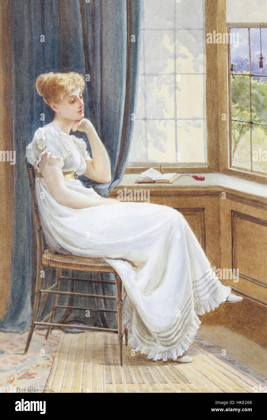 'Wandering Thoughts' by Frederick Alfred Slocombe, an artwork ...