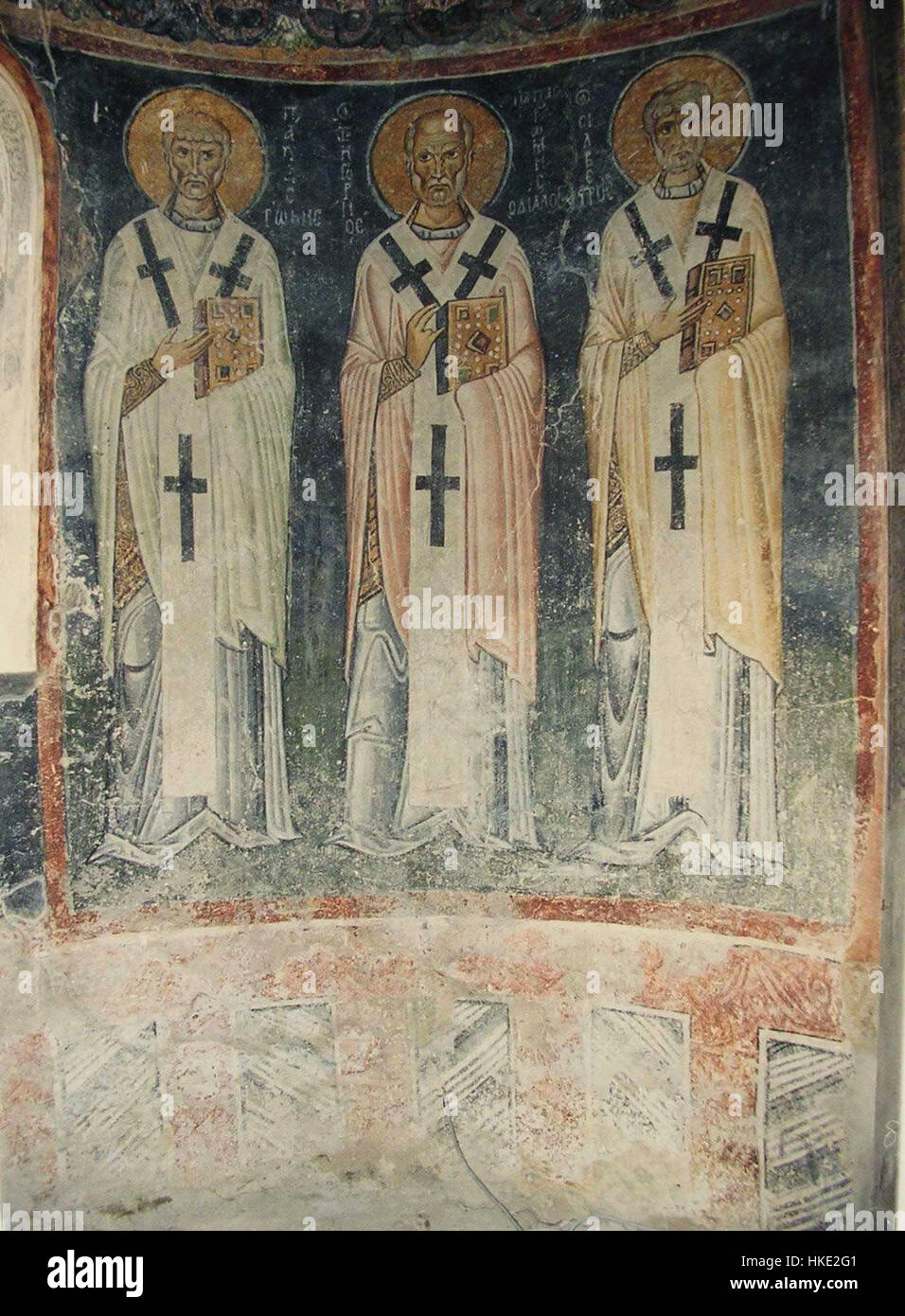 The frescoes from the St. Sophia Church in Ohrid, North Macedonia, are masterpieces of Byzantine ...