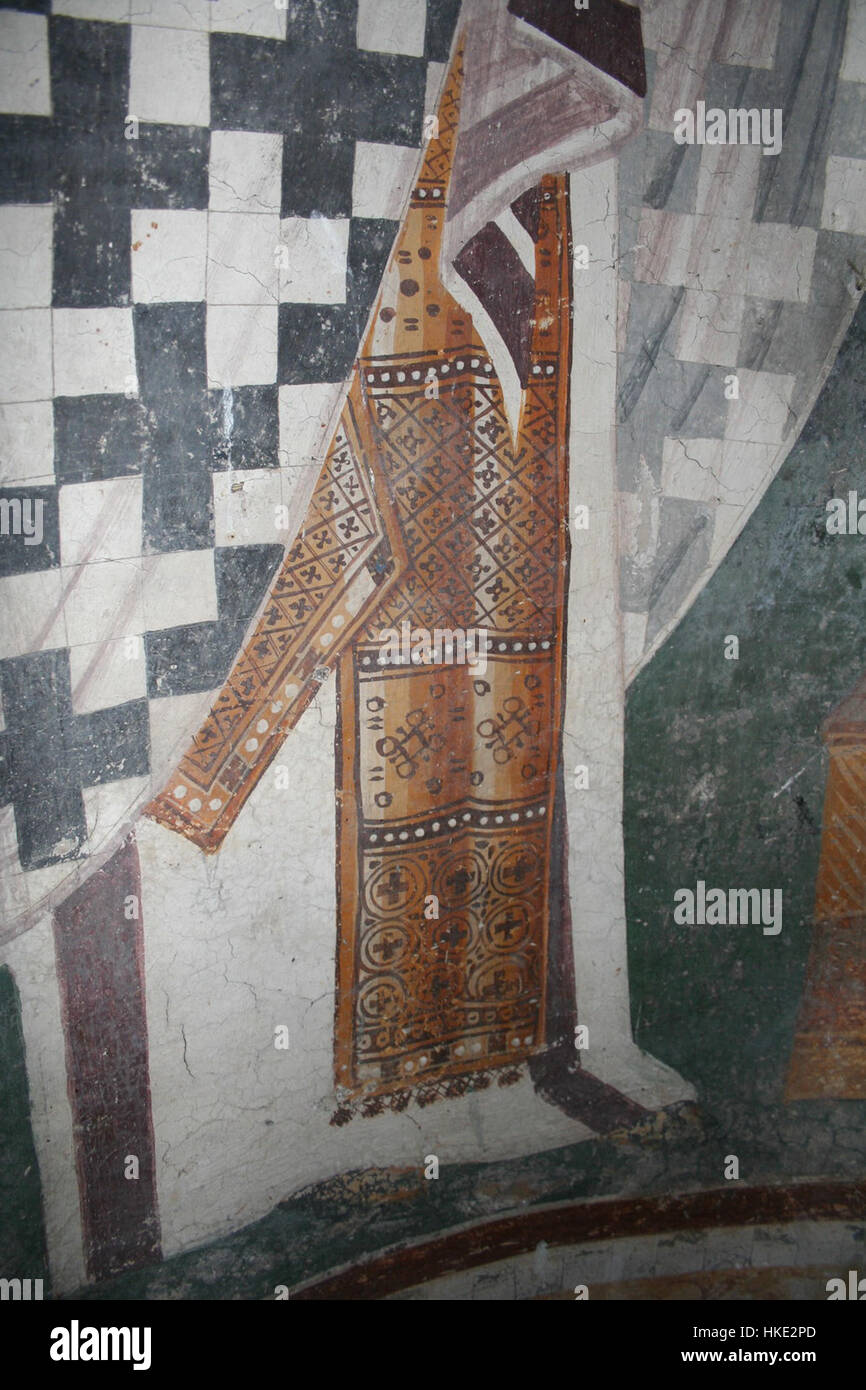 The frescoes from St. Nikita Church in Banjani depict significant ...