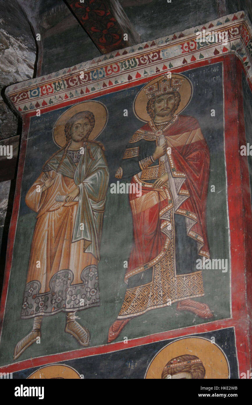 These frescoes from the Michael the Archangel Church in Lesnovo, North ...