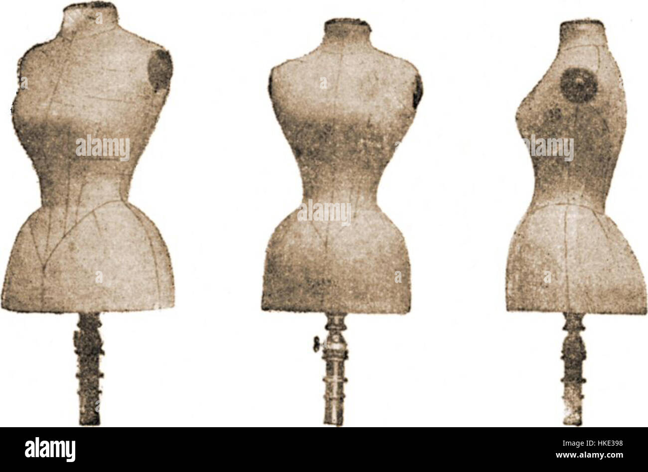 This 1890s dress form series highlights fashion trends from the late ...