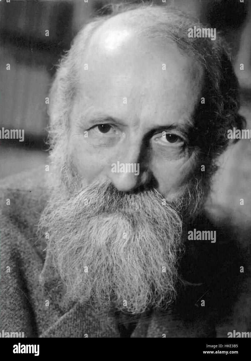 This portrait of Martin Buber, a renowned Jewish philosopher, captures ...