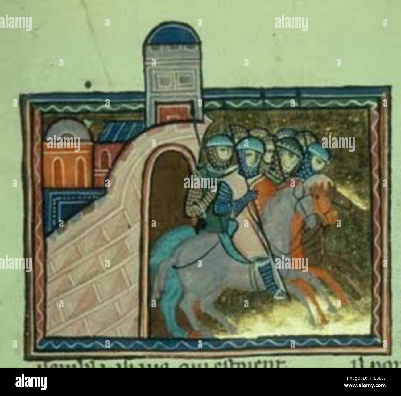 This artwork, 'GodefroinachSvzeme', captures a mythical or historical ...
