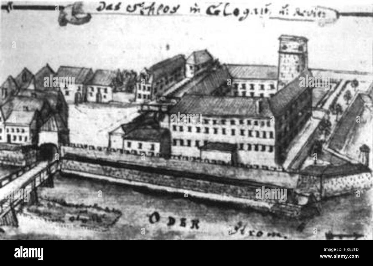 The Glogau Castle, built in the 18th century, is a historic structure ...