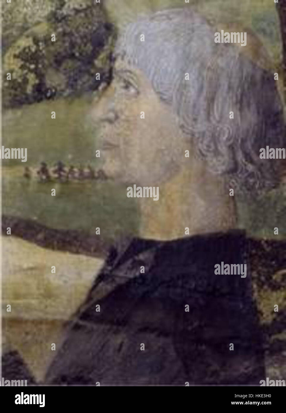 An artwork by Giorgio Challant, showcasing a historical or mythological ...