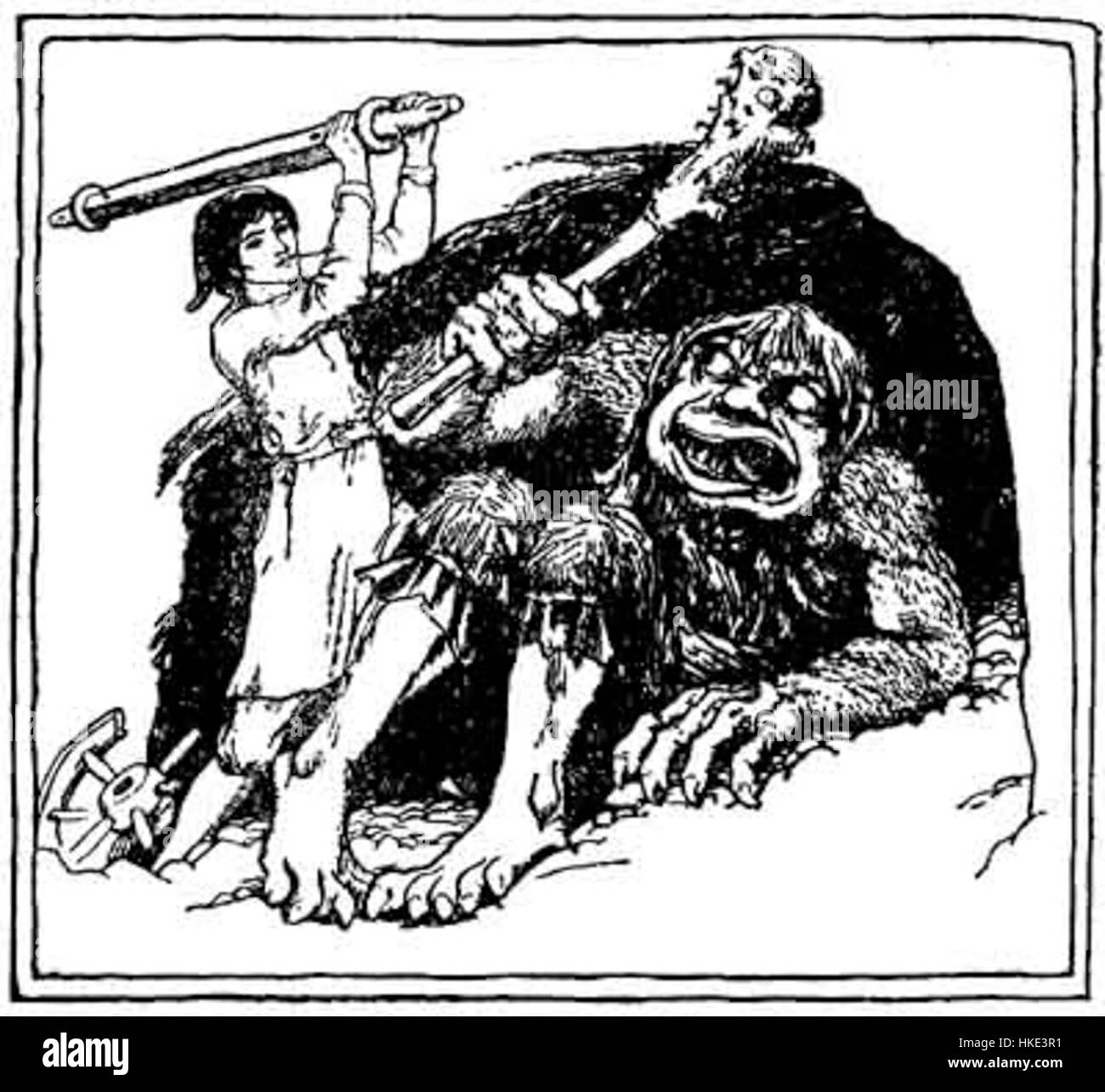 *Hickathrift* is a legendary figure from English folklore, often ...