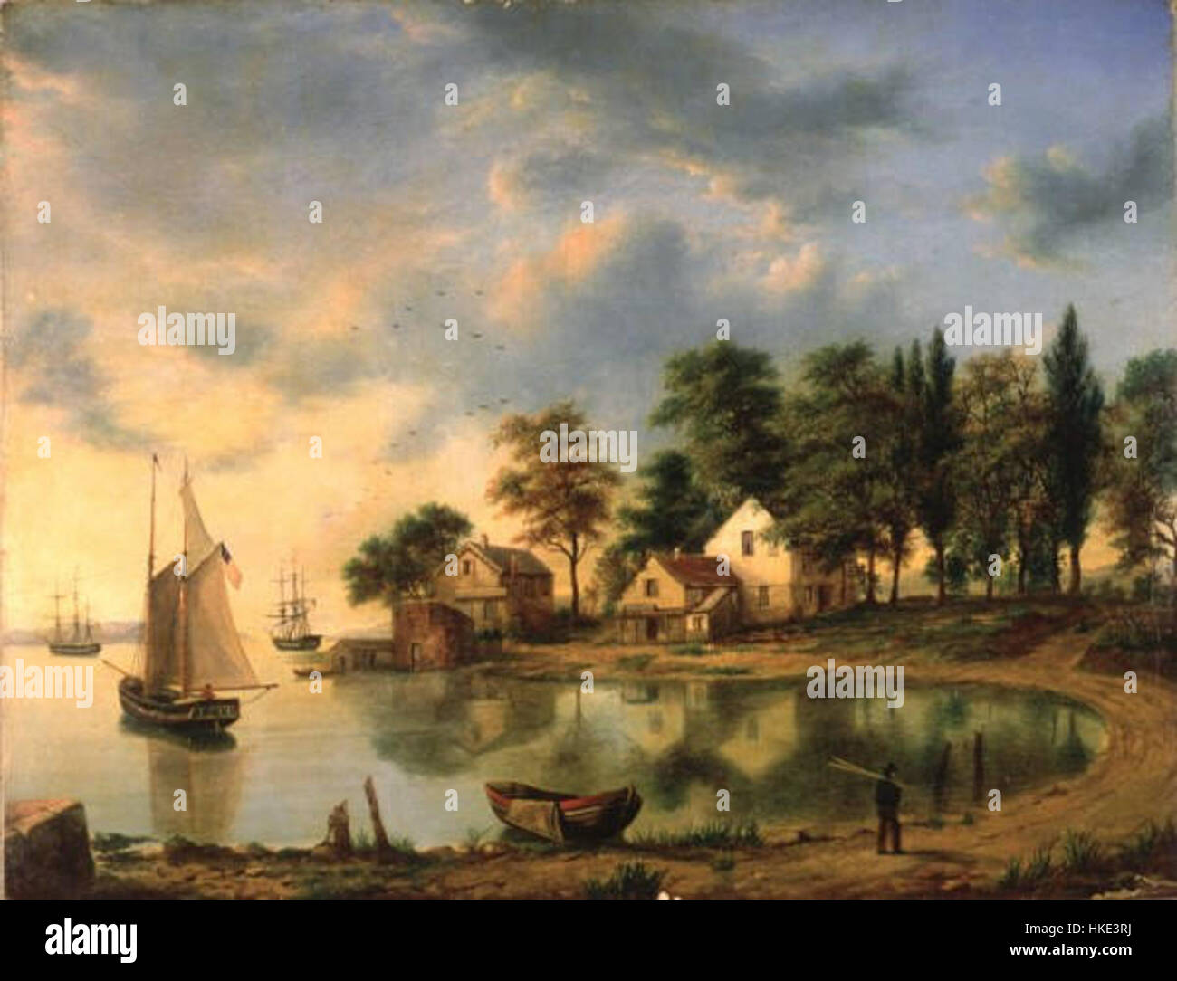 The 1851 painting 'Gowanus' illustrates the historical and industrial ...