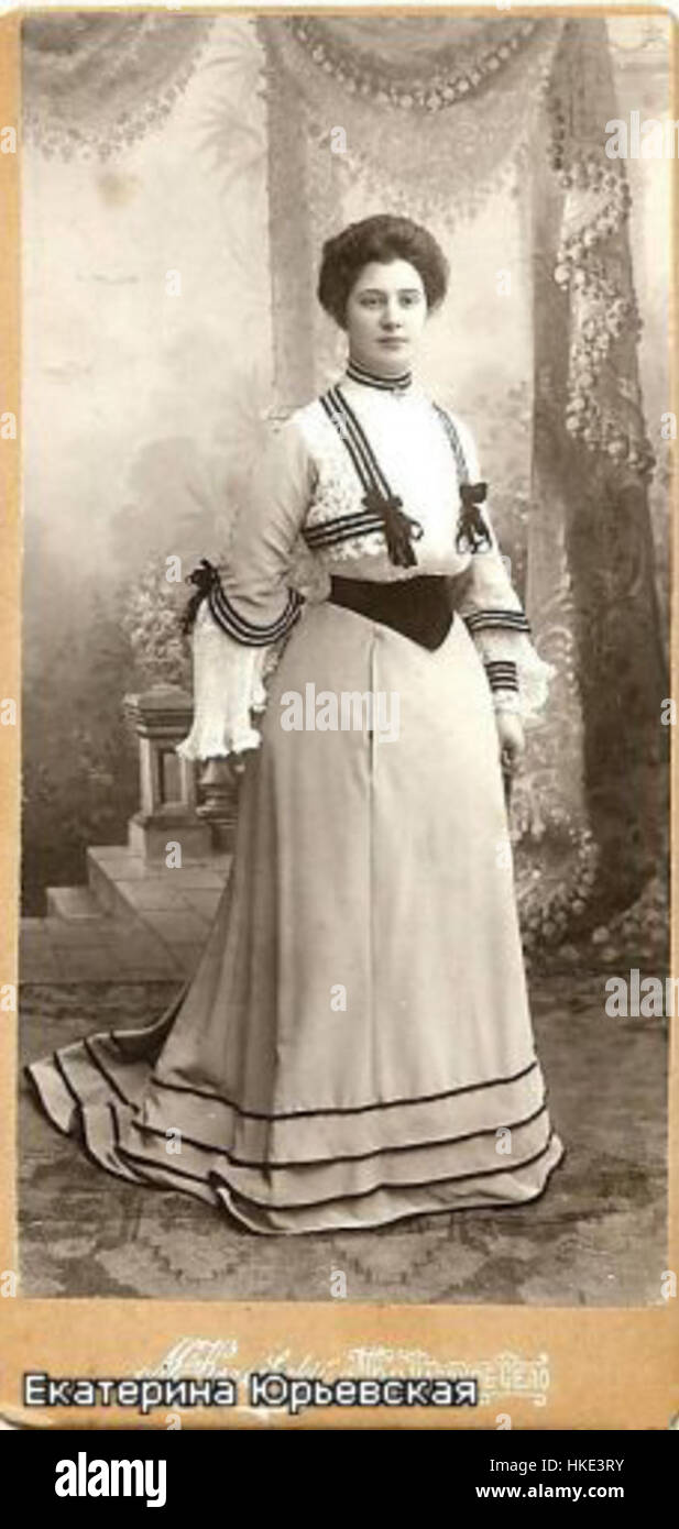 Ekaterina Alexandrovna Yuryevskaya was a Russian aristocrat and the ...