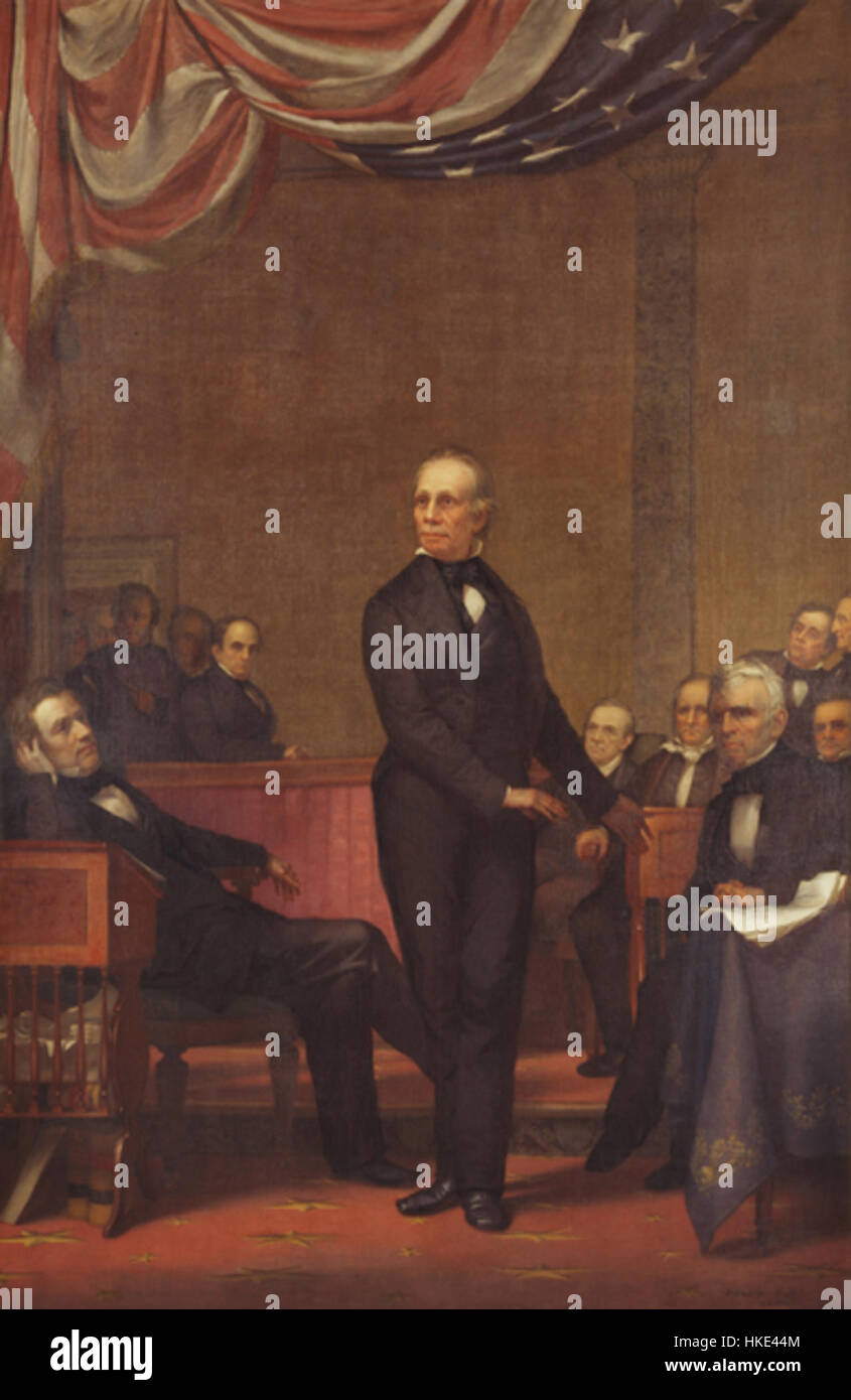This historical portrait by Phineas Staunton depicts Henry Clay, a ...
