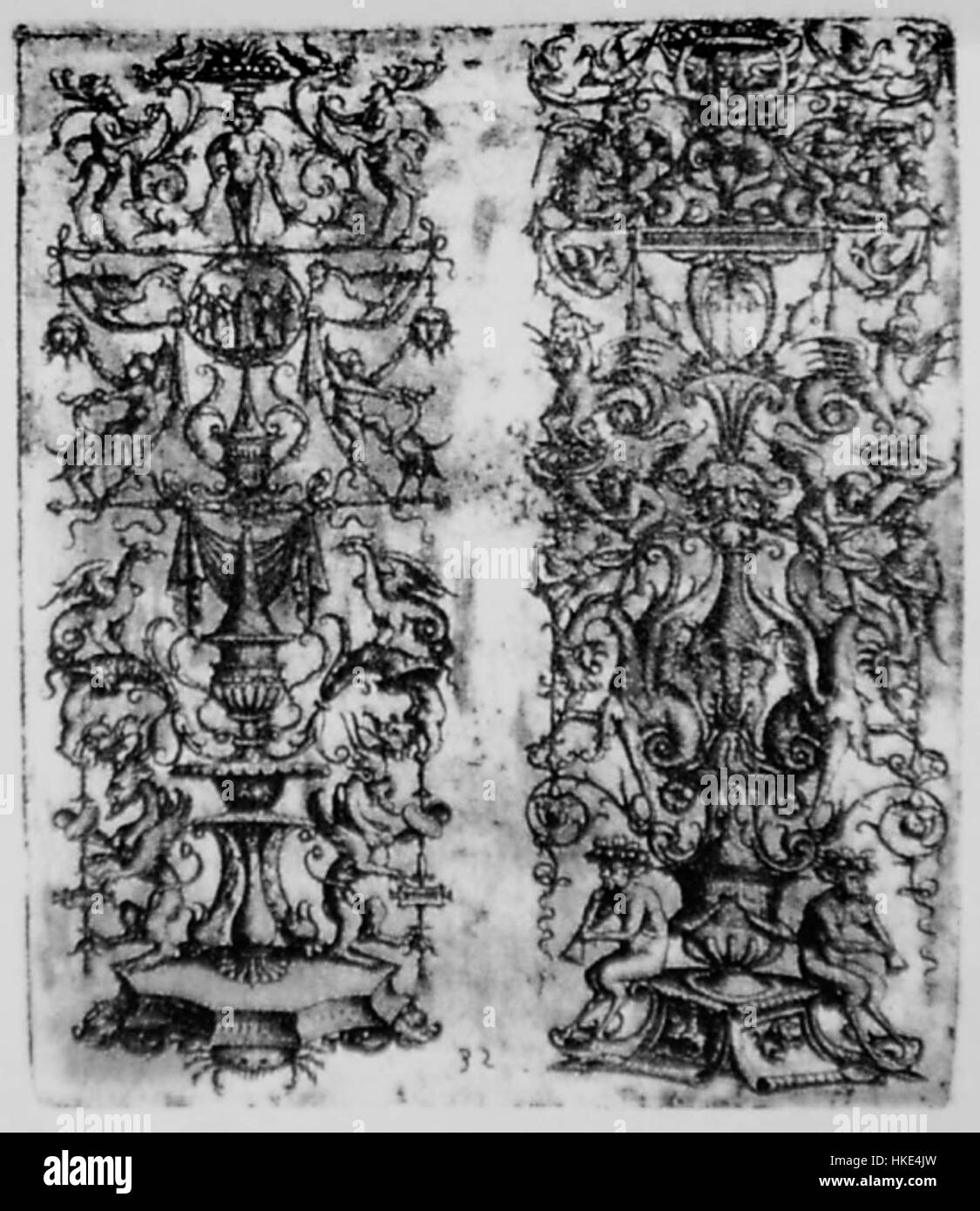 The 'Hopfer Ornamentstich' is an etching created by the German artist ...