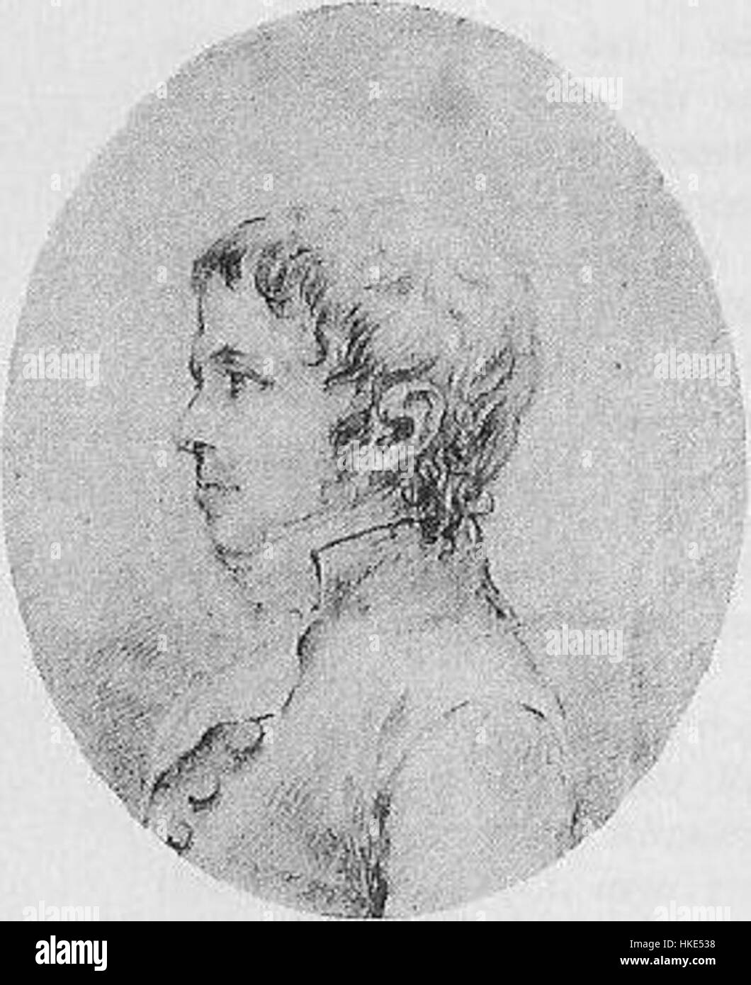 The painting 'JoachimNikolasEggert' captures the likeness of the artist ...