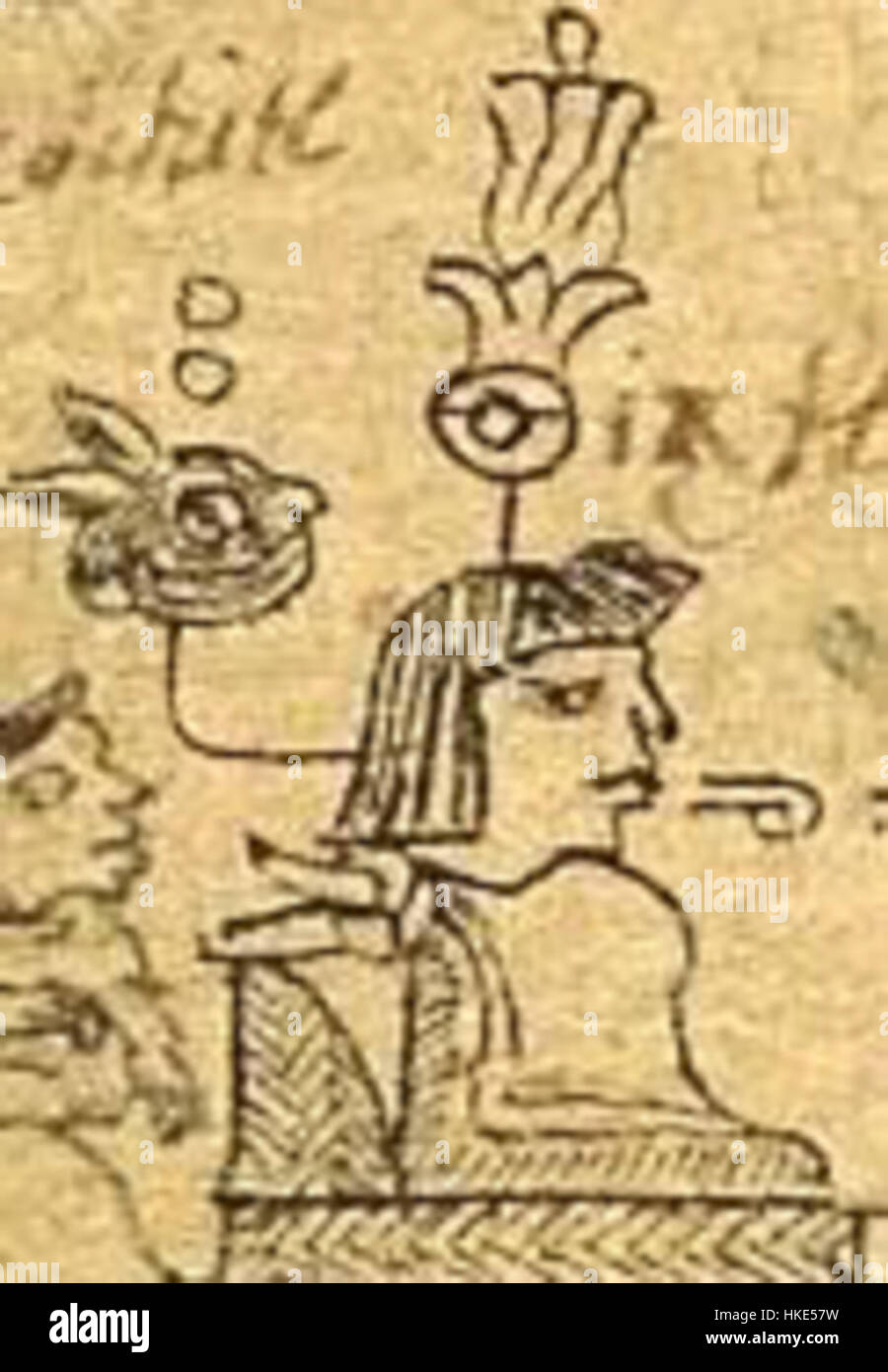 'Ixtlilxochitl' is a vivid representation of Aztec royalty, capturing ...