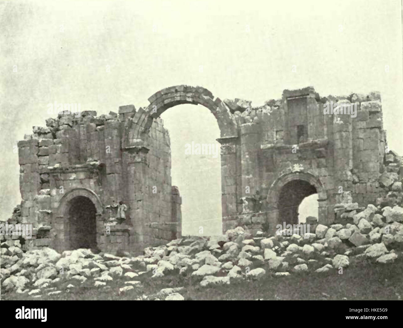 This photograph from 1906 captures the southern gate of the ancient ...