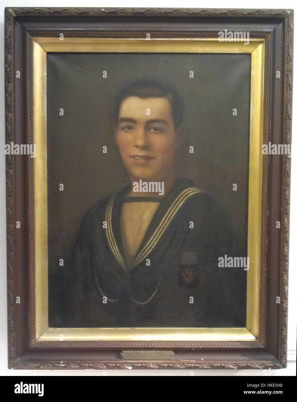 This portrait depicts John Henry Carless, a British Army soldier who ...