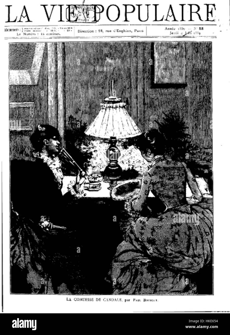 'La Vie populaire' is a piece of artwork depicting scenes from everyday ...