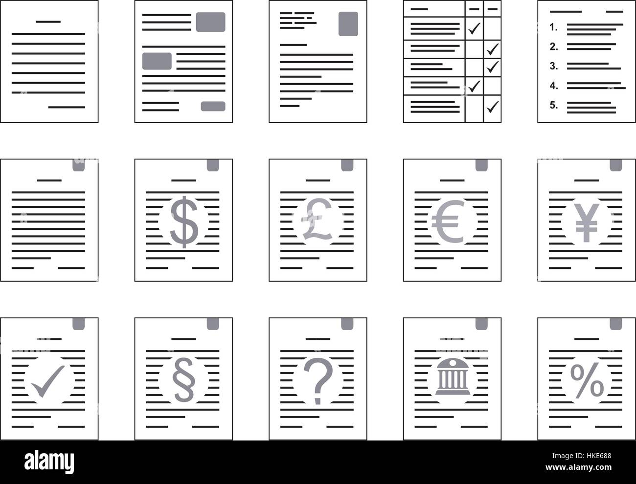 Risk documents Stock Vector Images - Alamy