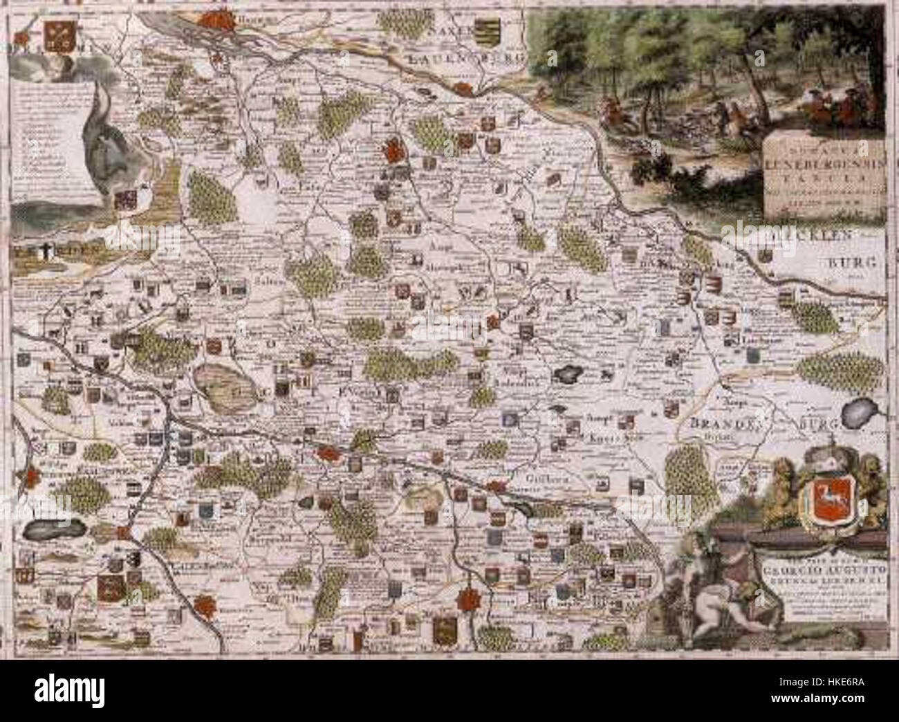 *Lunekarte* is a detailed map of the moon's surface, showcasing the ...
