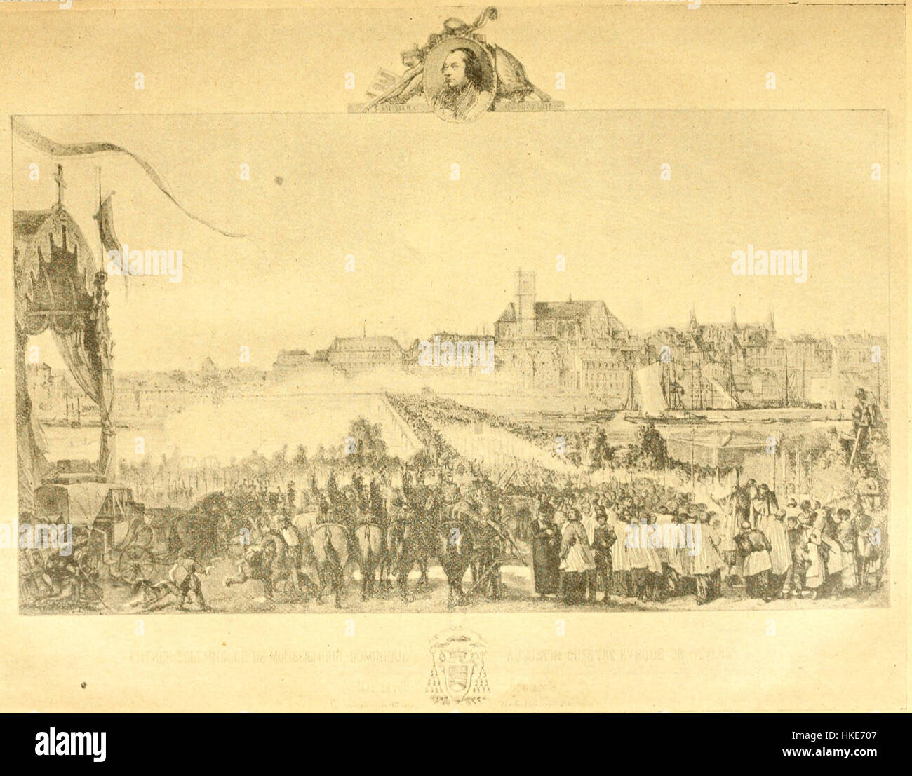 This artwork, titled 'Histoire Socialiste' by Jaures, is a depiction of ...