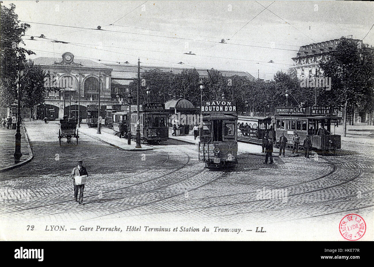 Lyon Gare Perrache 1 Stock Photo - Alamy