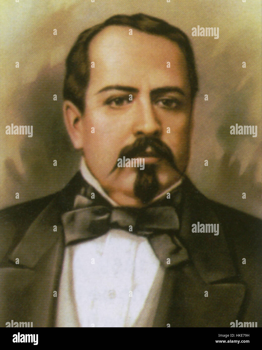 This oil painting by Manuel Robles Pezuela showcases the artist's ...