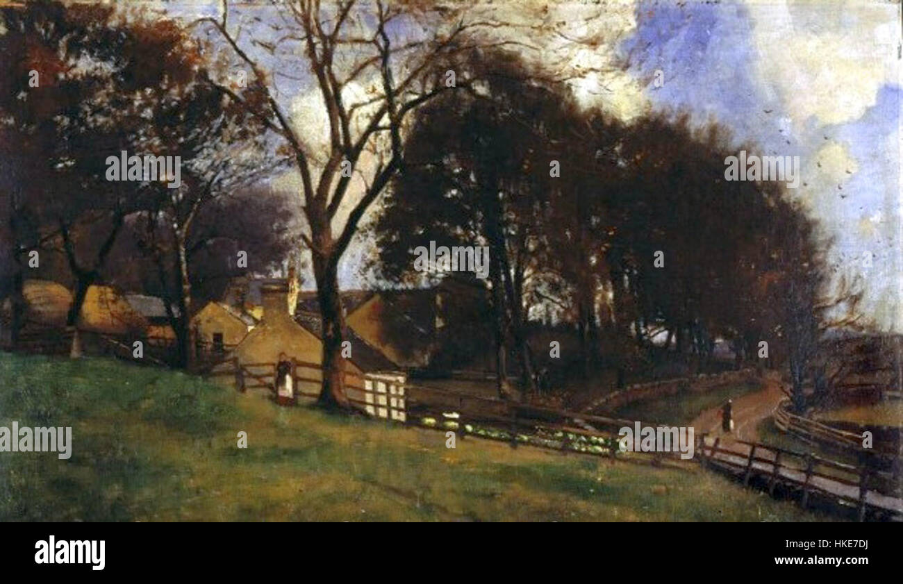 James Paterson’s 1884 painting of Dunglaston reflects the natural ...