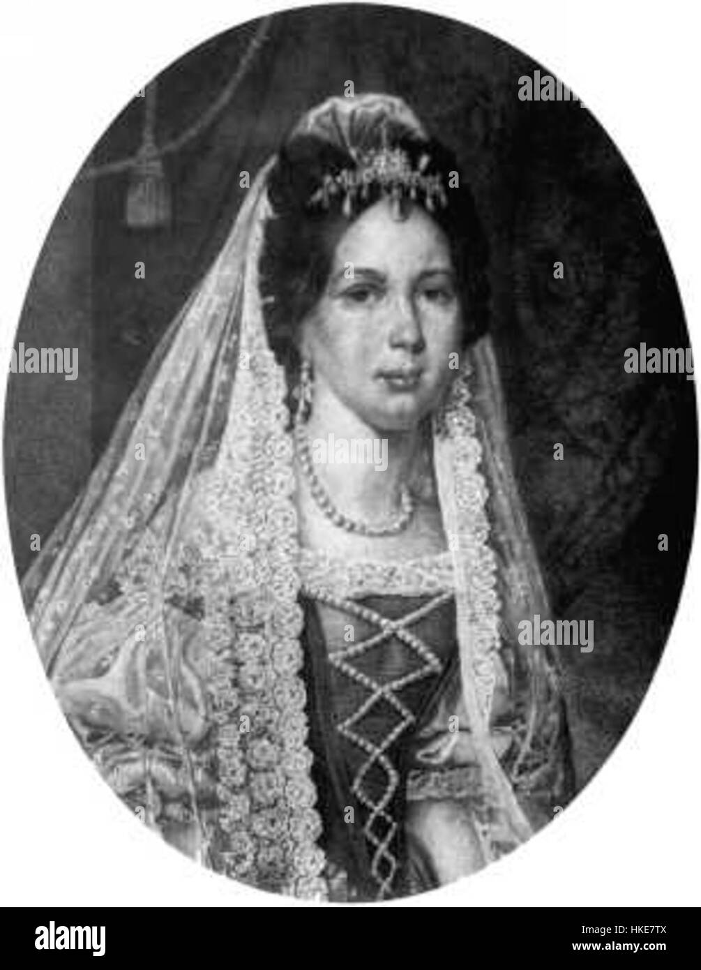 A portrait of *Maria Dorottya of WÃ¼rttemberg*, an 18th-century German ...