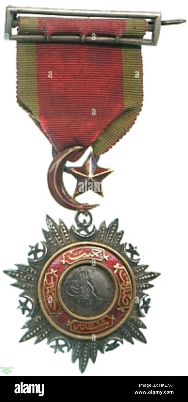 This photograph features the Medjidie Order, an honor awarded by the ...