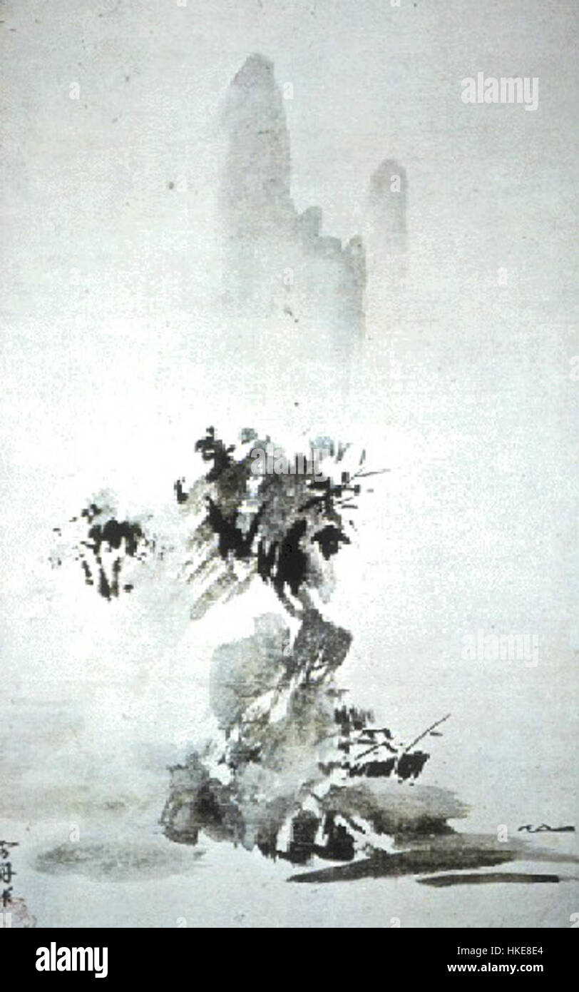 Japanese master of wash painting hi-res stock photography and images ...