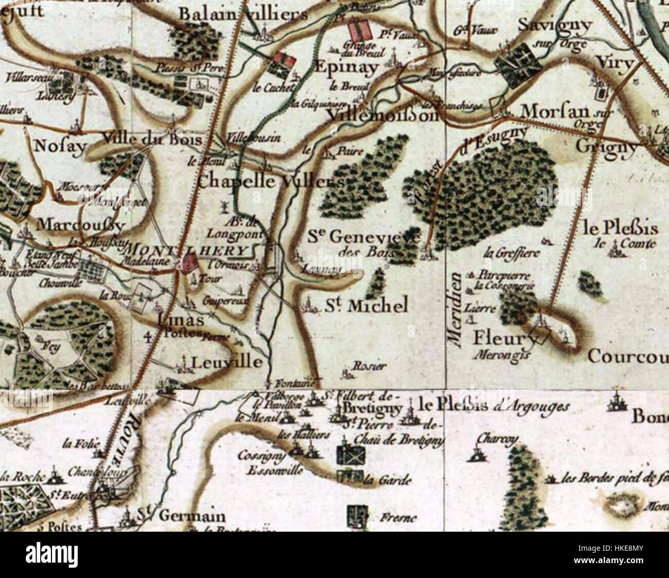 'Longpont-sur-Orge Cassini' is a detailed map of the town of Longpont ...