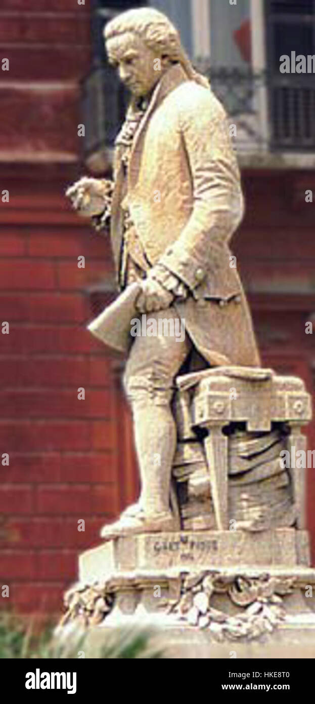 The statue of Niccolo Picinni, located in Bari, Italy, honors the ...